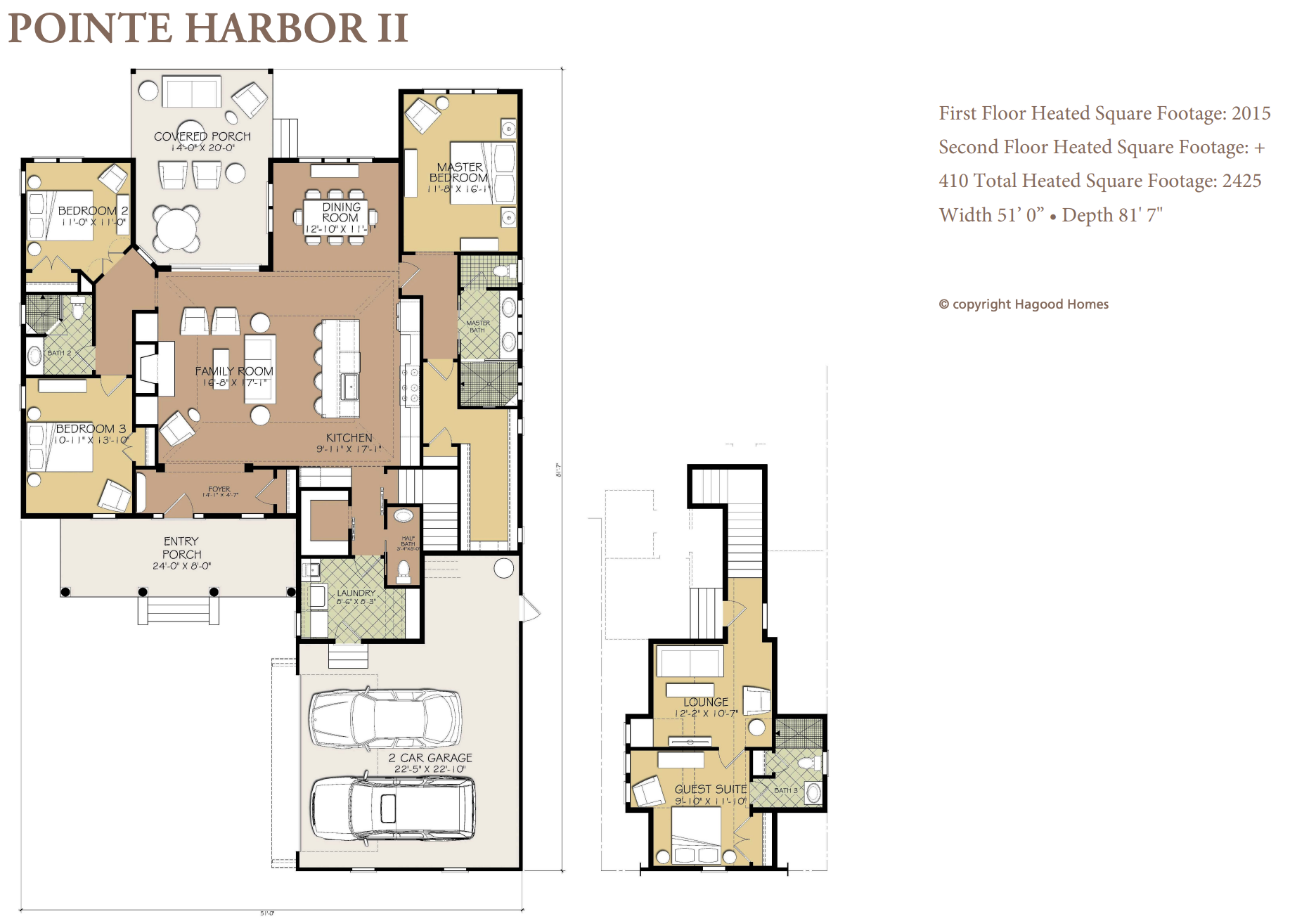 Hagood Homes Pointe Harbor II Plan at Sunset Reach
